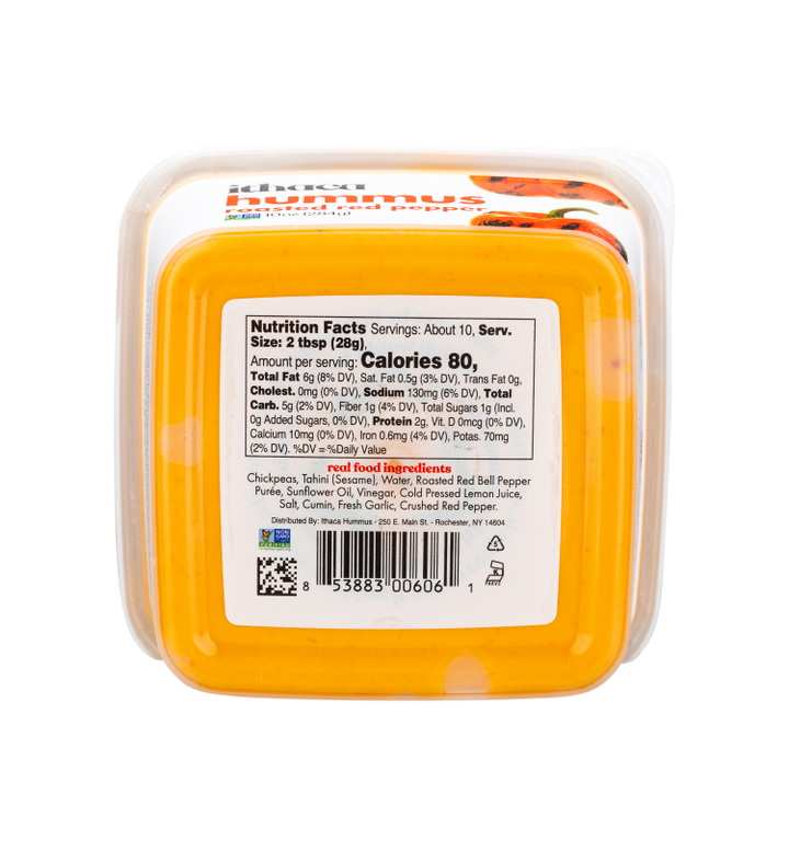 Roasted Red Pepper Hummus – Ithaca Hummus